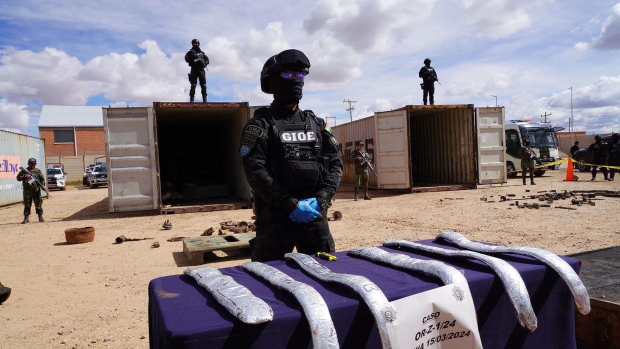 Bolivia claims its second largest drug seizure in history as 7.2 tons ...