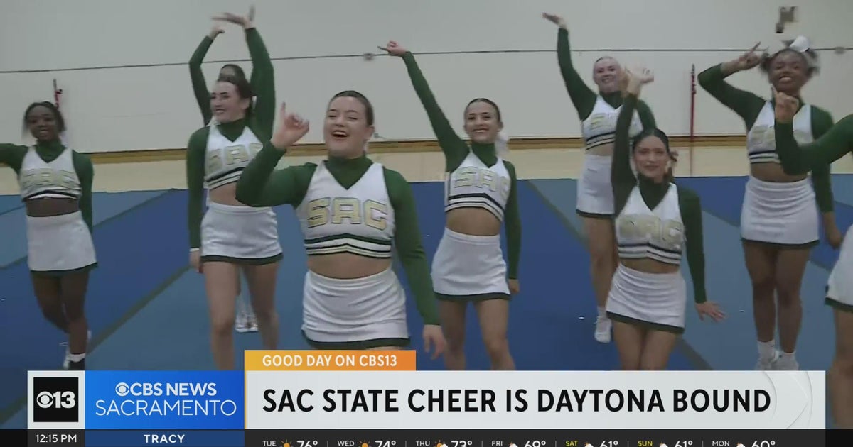 Sac State's cheer team bound for Daytona - CBS Sacramento