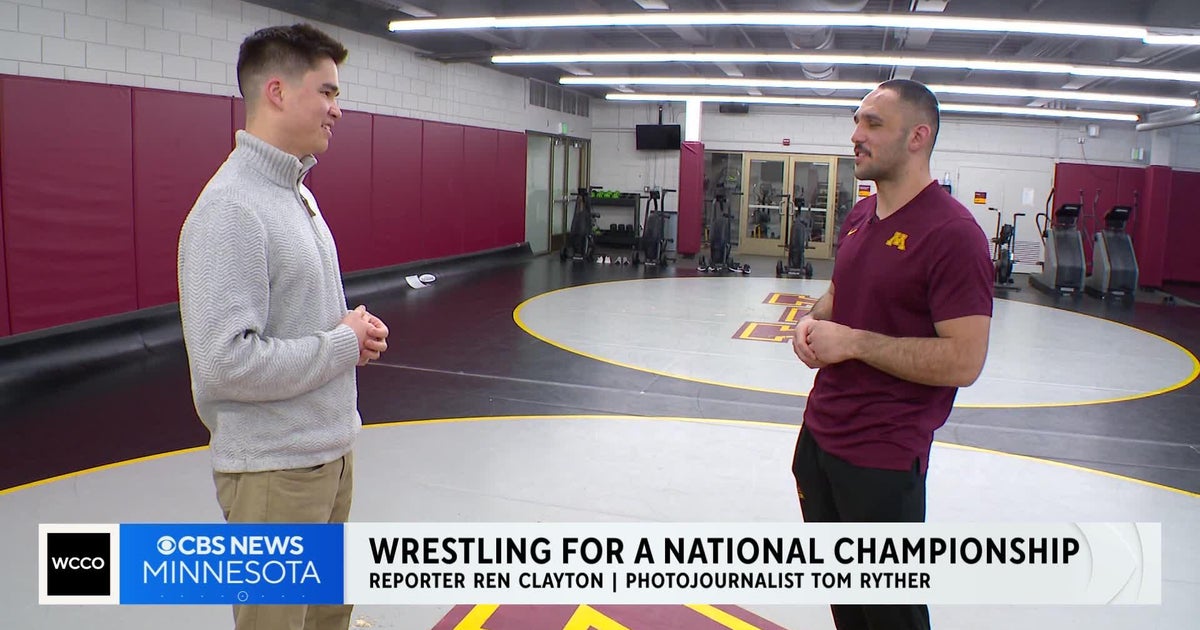 Gopher wrestler aiming for national championship - CBS Minnesota