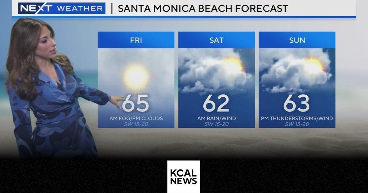 Alex Biston's weather forecast (March 22) - CBS Los Angeles