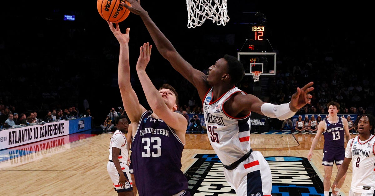 Northwestern out of NCAA Tournament after top seed UConn steamrolls ...