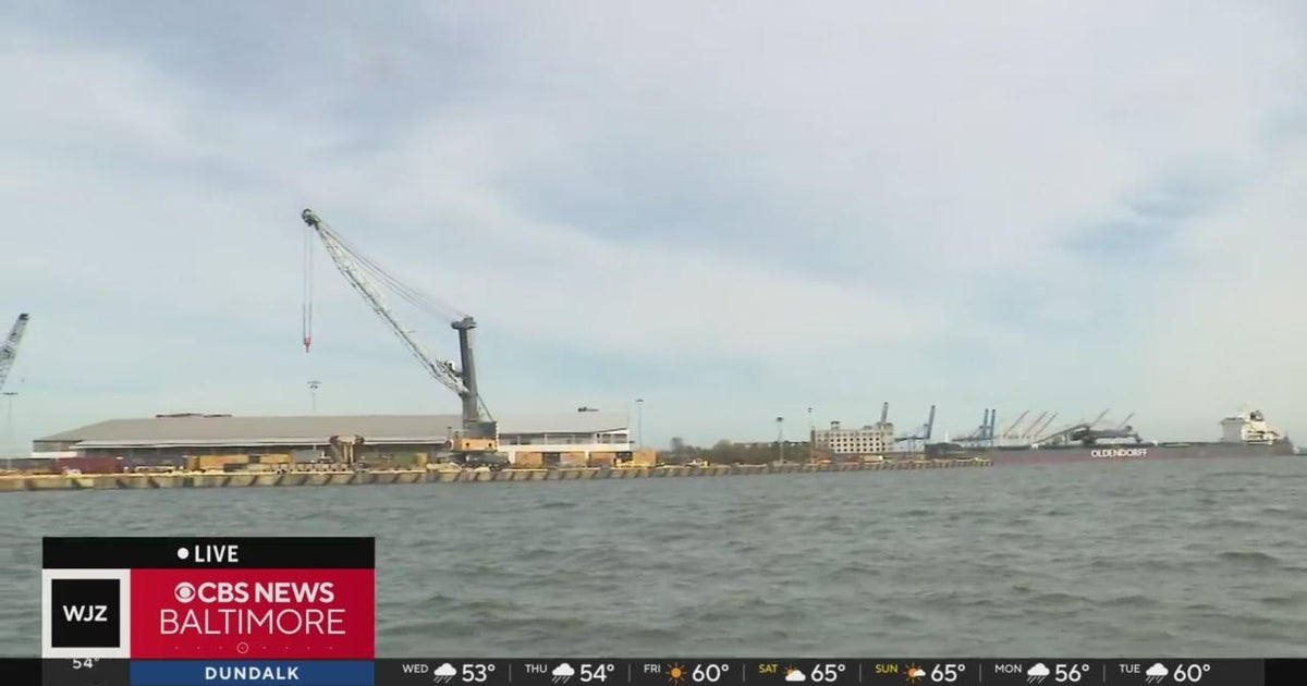 Paul Gessler has a view of the collapsed Key Bridge from a boat - CBS ...