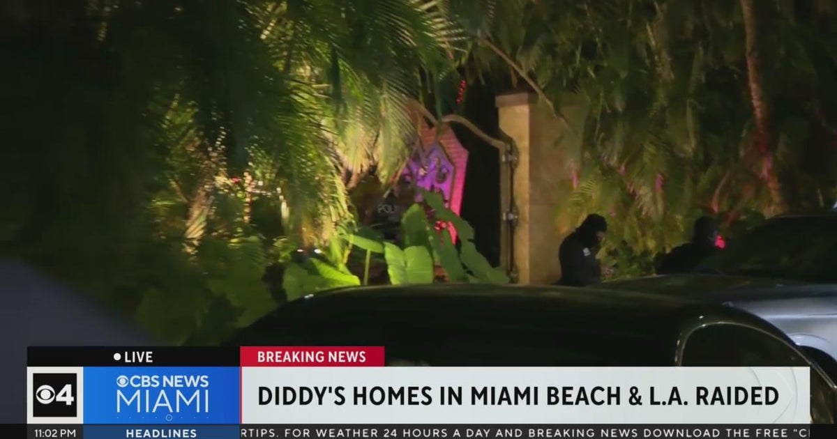 Diddy's homes raided in Los Angeles and MIami - CBS Miami
