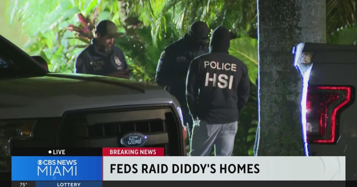 P. Diddy's LA, Miami homes raided - CBS Miami