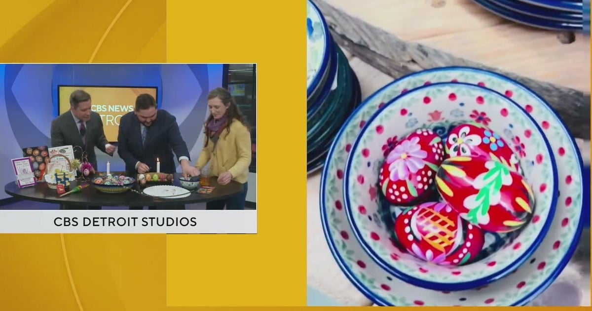 Polish Art Center offering traditional egg decorating courses - CBS Detroit