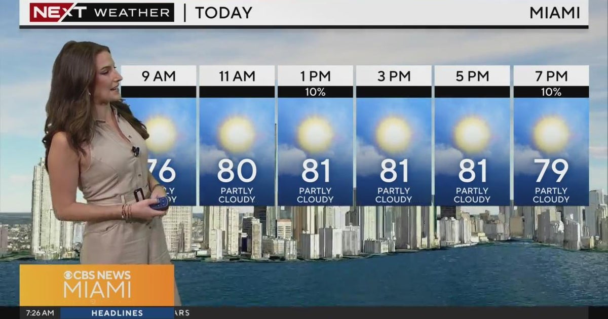 Miami Weather for Wednesday 3/27/2024 7AM - CBS Miami