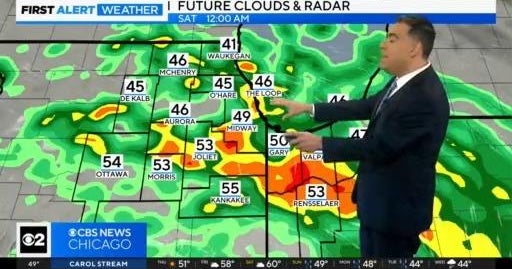 Showers to drench Chicago area Friday - CBS Chicago