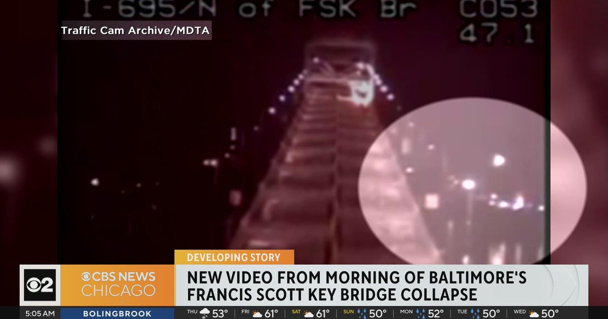 New video from Baltimore's bridge collapse - CBS Chicago