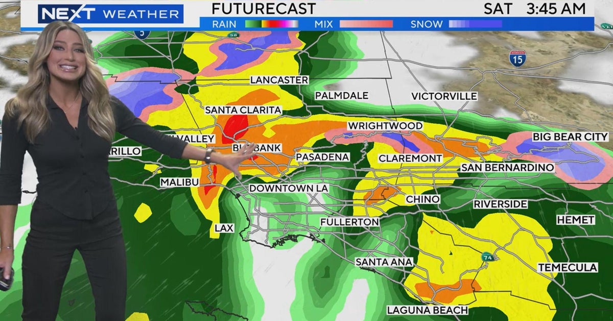 Tracking the heavy storm headed toward Southern California this weekend ...
