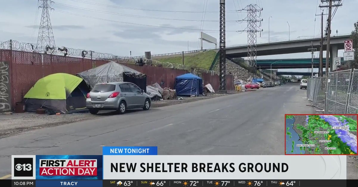 New homeless shelter breaks ground in Stockton - CBS Sacramento