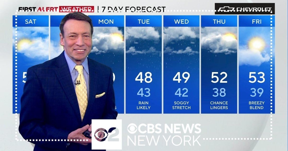First Alert Weather: Saturday morning update - 3/30/24 - CBS New York