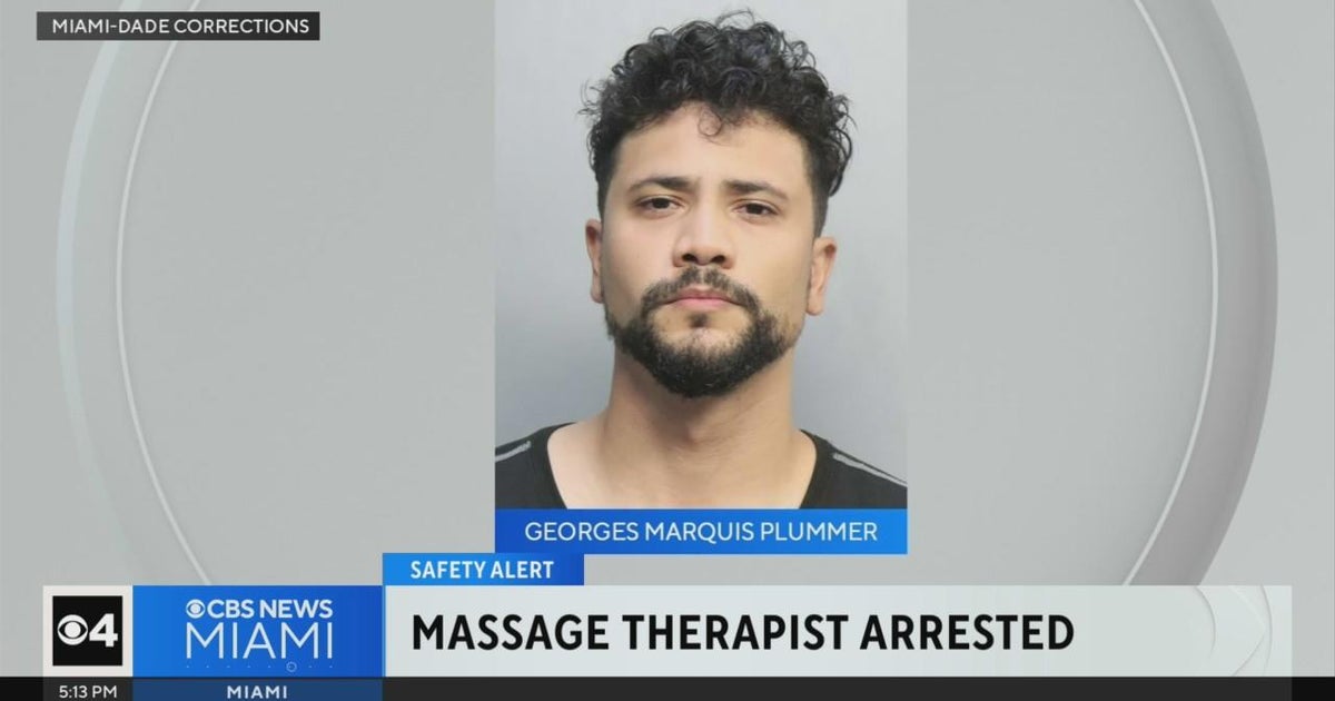 Miami-Dade massage therapist accused of sexually battering client - CBS ...