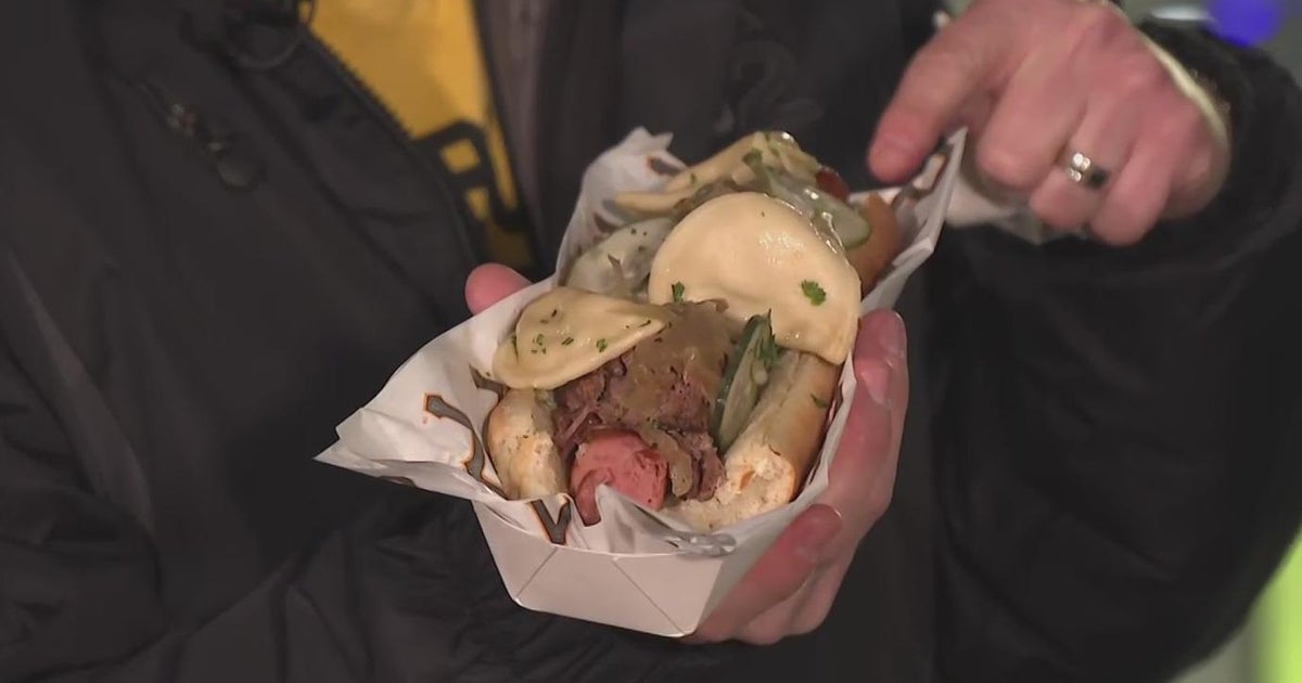 Trying out the Renegade Hot Dog at PNC Park - CBS Pittsburgh