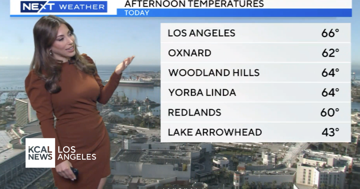 Alex Biston's Morning Weather (April 6) - CBS Los Angeles