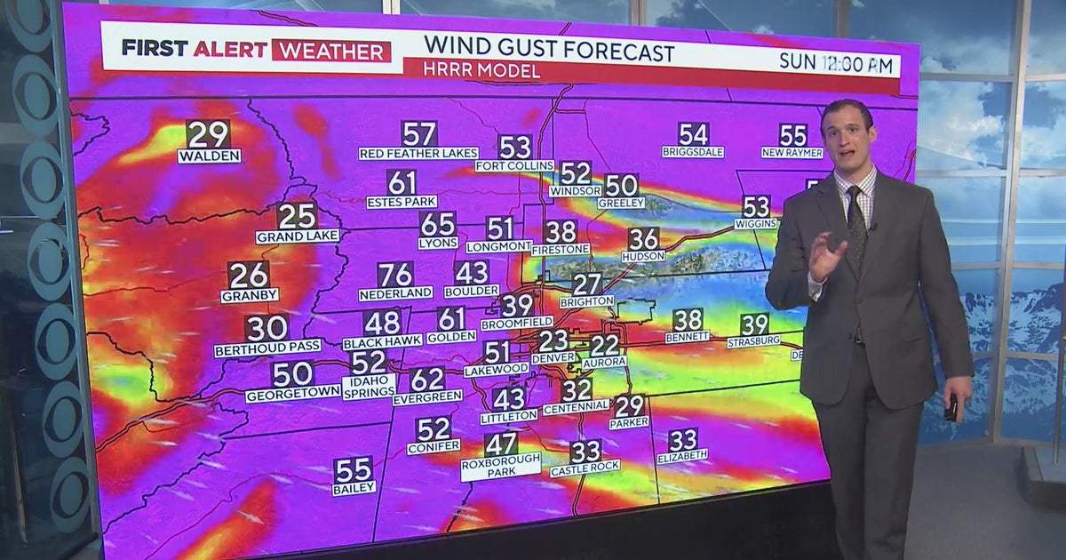 Hurricane force winds possible across portions of Colorado - CBS Colorado