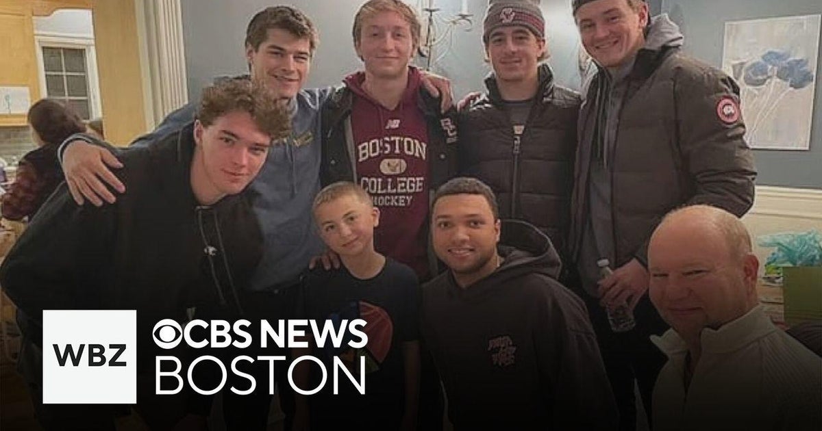 Massachusetts boy joins Boston College men's hockey for NCAA Finals ...