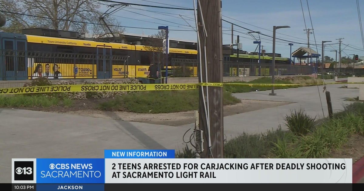 2 minors arrested for carjacking after fatal shooting at Sacramento light rail station - CBS ...