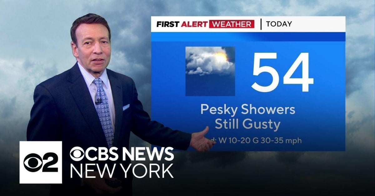 First Alert Weather: Damp, chilly, windy in NYC - 4/13/24 - CBS New York