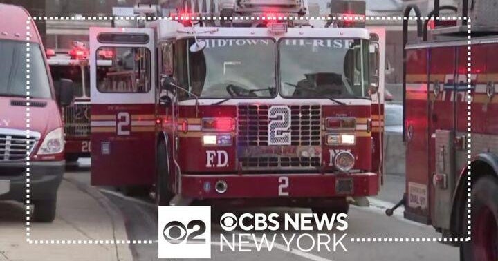4 injured, including firefighter, in Manhattan high-rise fire, FDNY ...