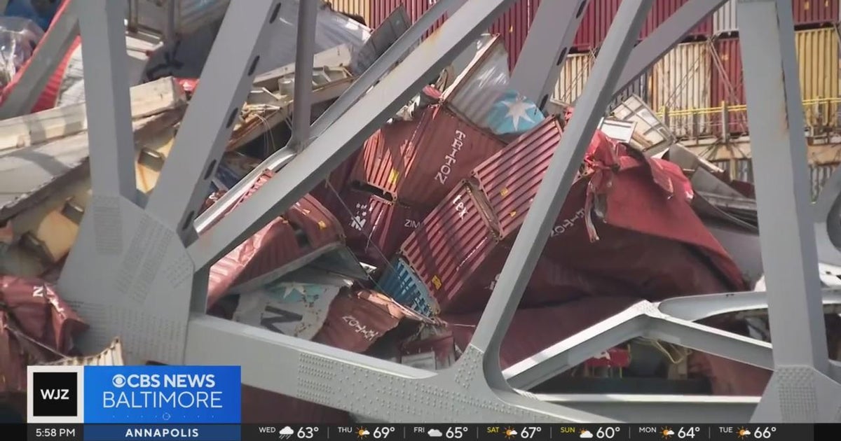 Progress made as 1,100 tons of steel removed from Key Bridge collapse ...