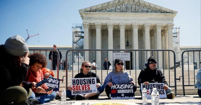 Supreme Court weighs constitutionality of anti-camping ordinances - CBS ... Supreme Court weighs constitutionality of anti-camping ordinances - CBS ...