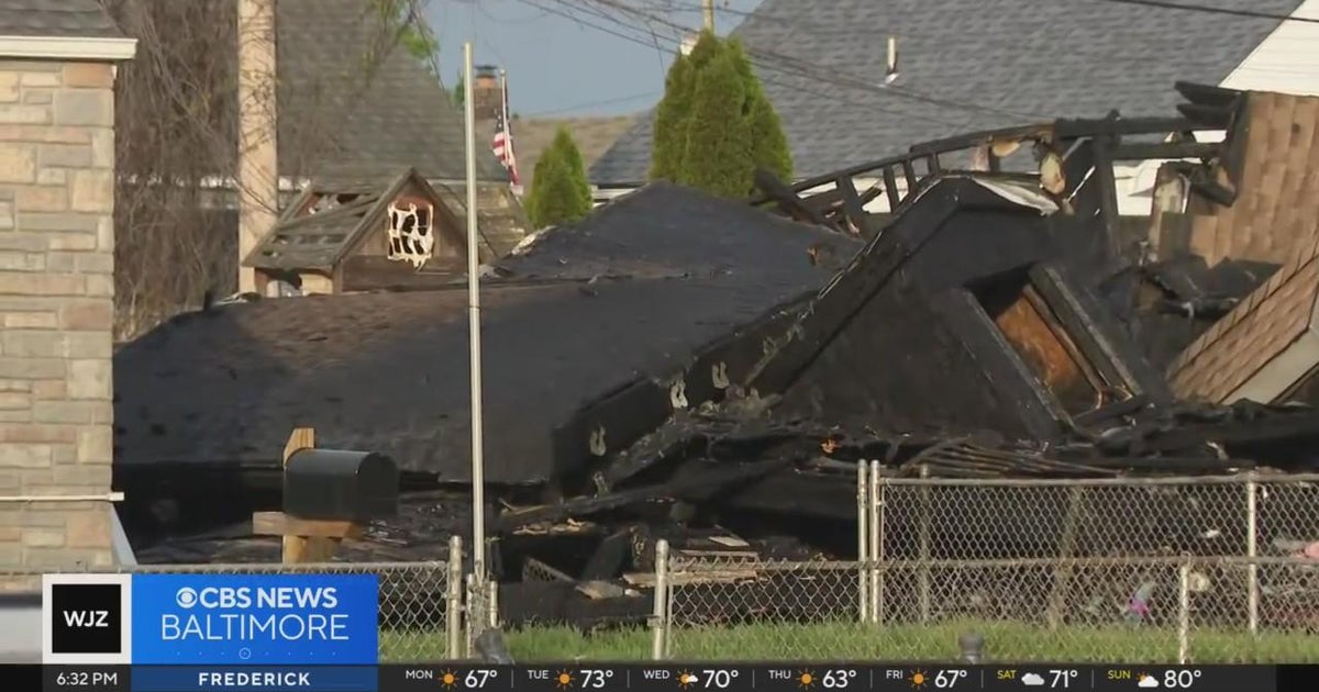 Community reacts to explosion at home in Essex - CBS Baltimore