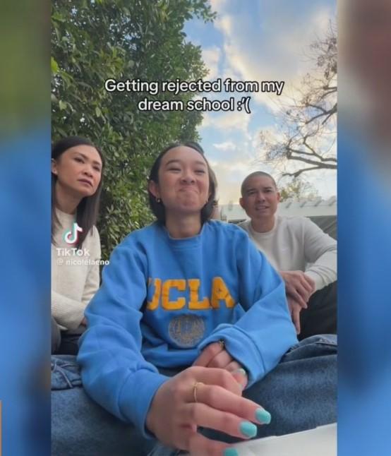 Los Angeles high school student's reaction to college rejection letter ...