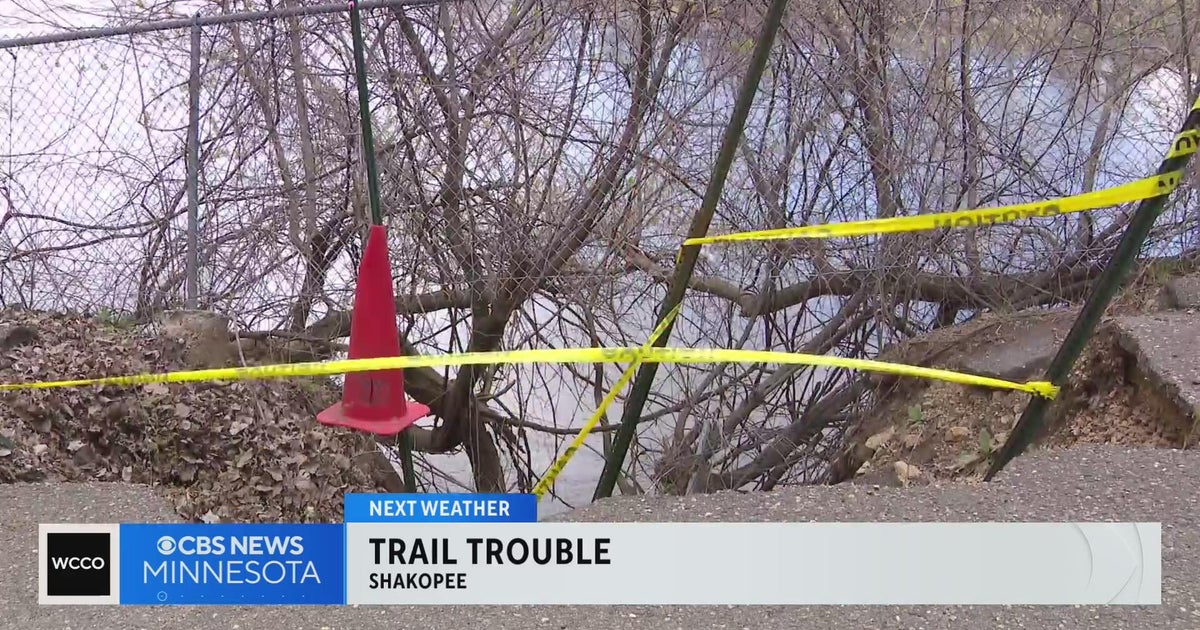 Shakopee trail damaged from flooding - CBS Minnesota