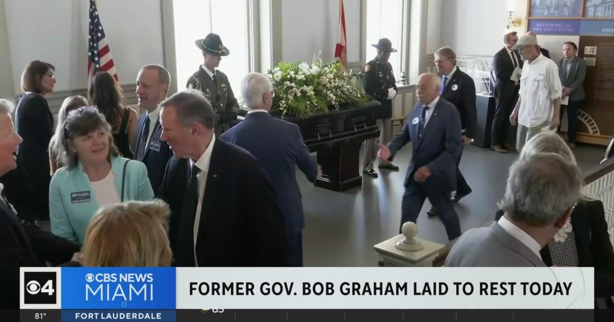 Former Florida Gov. Bob Graham laid to rest - CBS Miami