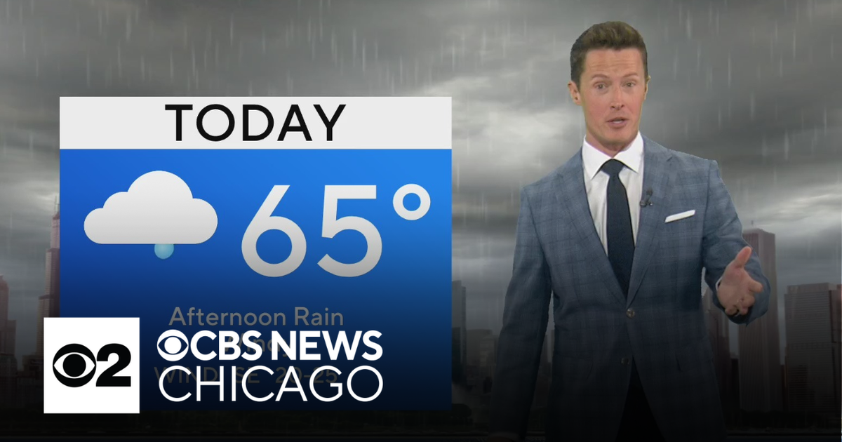 Afternoon, evening rain in Chicago with possible thunderstorms - CBS ...