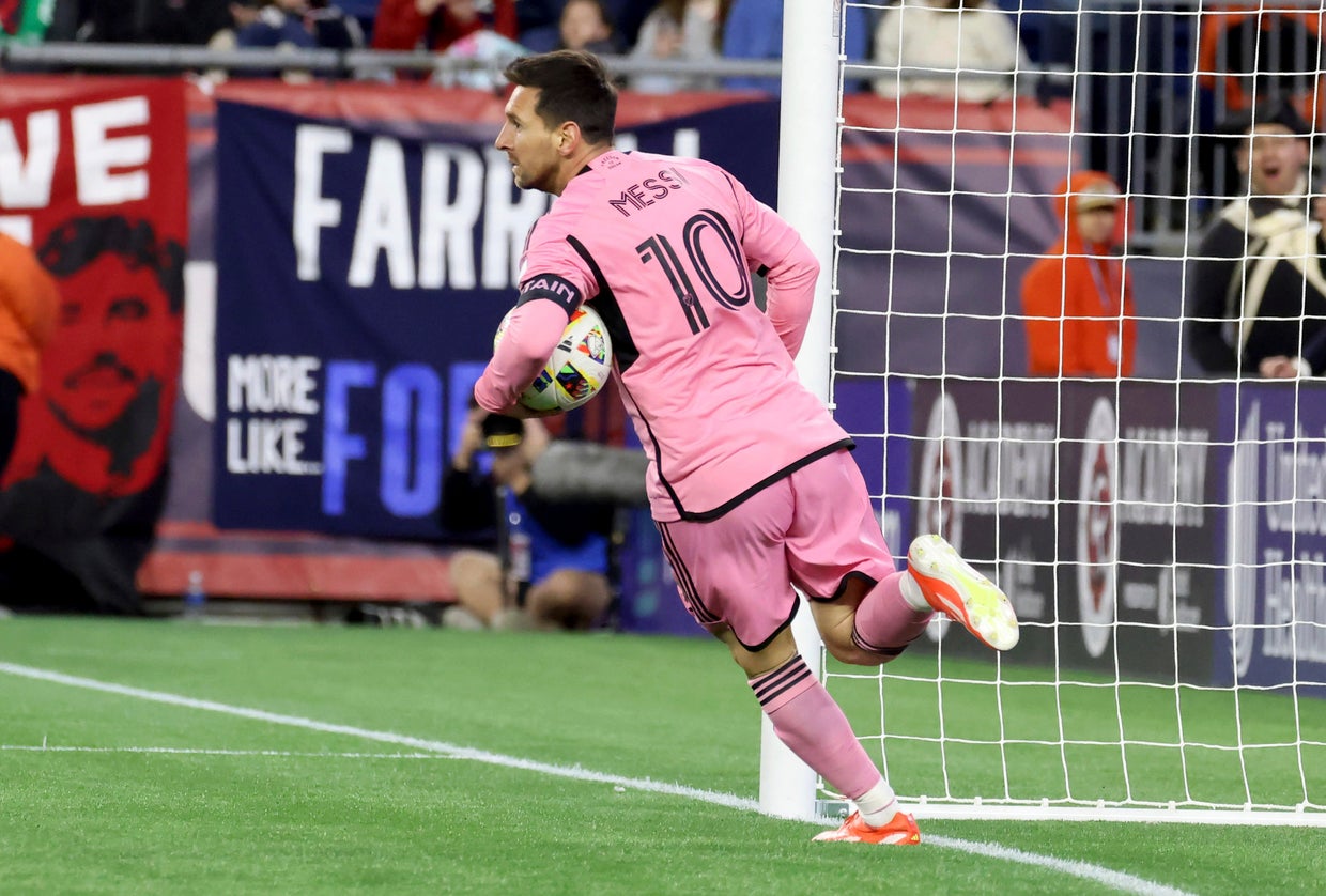 Lionel Messi gets 2 goals in front of record New England crowd as Miami ...