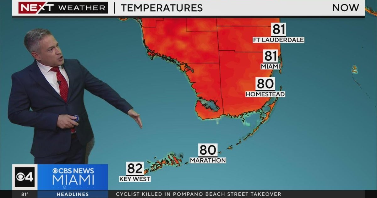 Miami weather for Monday 4/29/24 5PM - CBS Miami