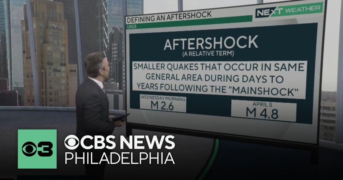 Aftershock reported in New Jersey; 159 aftershocks felt since April 5 ...