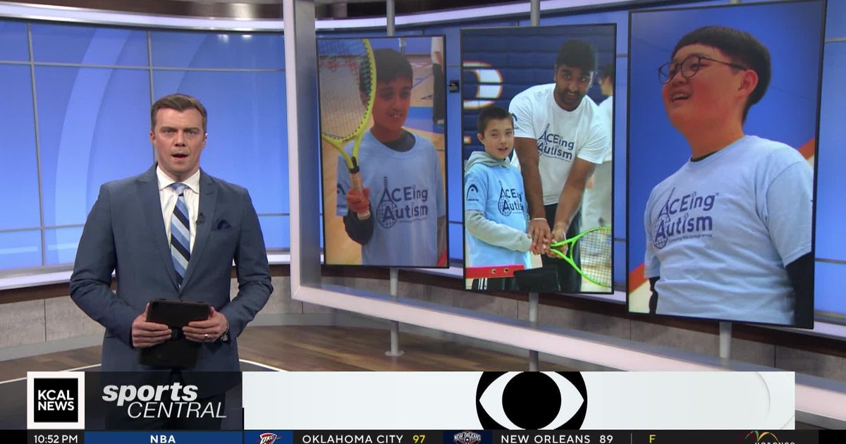 Aceing Autism Tennis Program - CBS Los Angeles