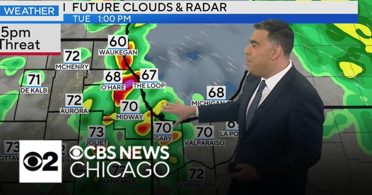 Chicago gets covered by stormy weather - CBS Chicago