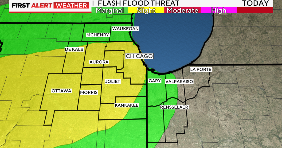Afternoon showers, storms on Monday in Chicago - CBS Chicago