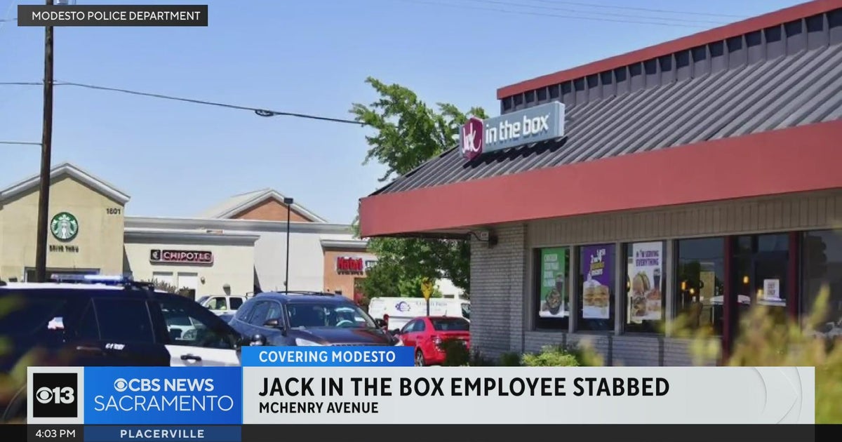 Jack in the Box employee stabbed in Modesto - CBS Sacramento