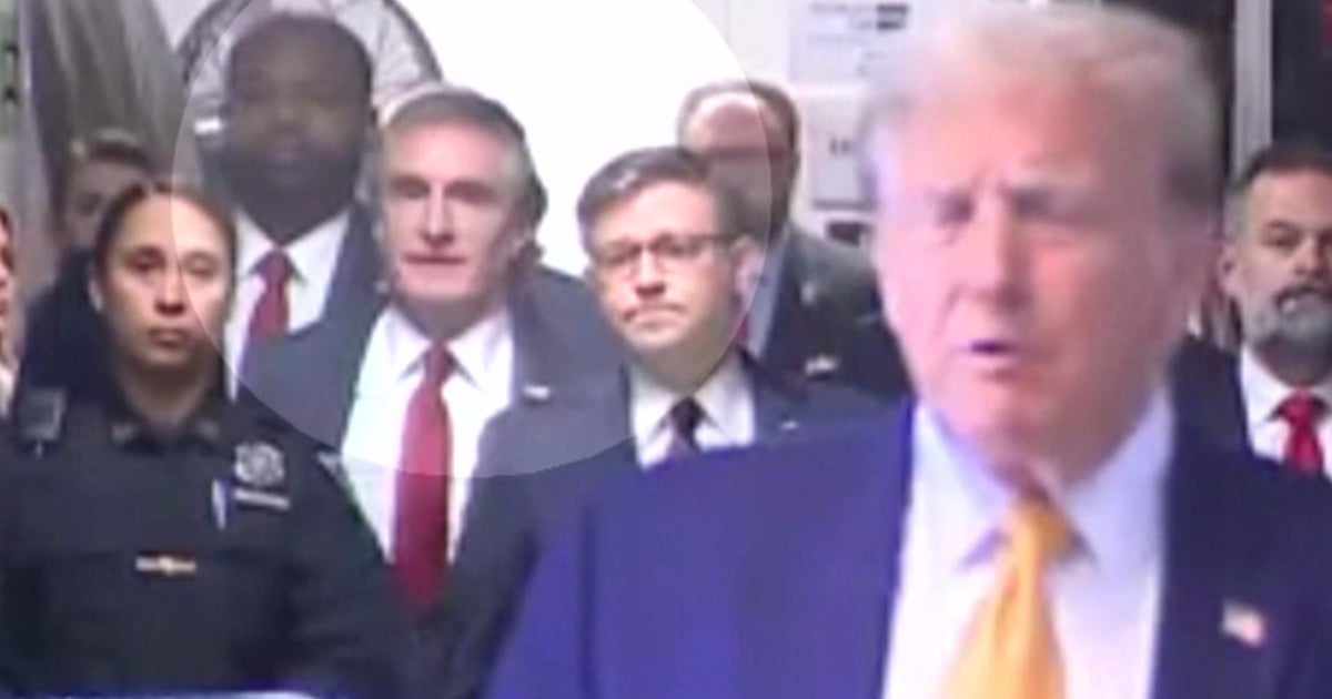 Potential running mates attending Trump's criminal trial - CBS News