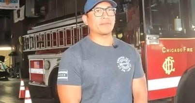 Chicago firefighter Nicholas DeLeon has a new title: Red Cross Hero ...