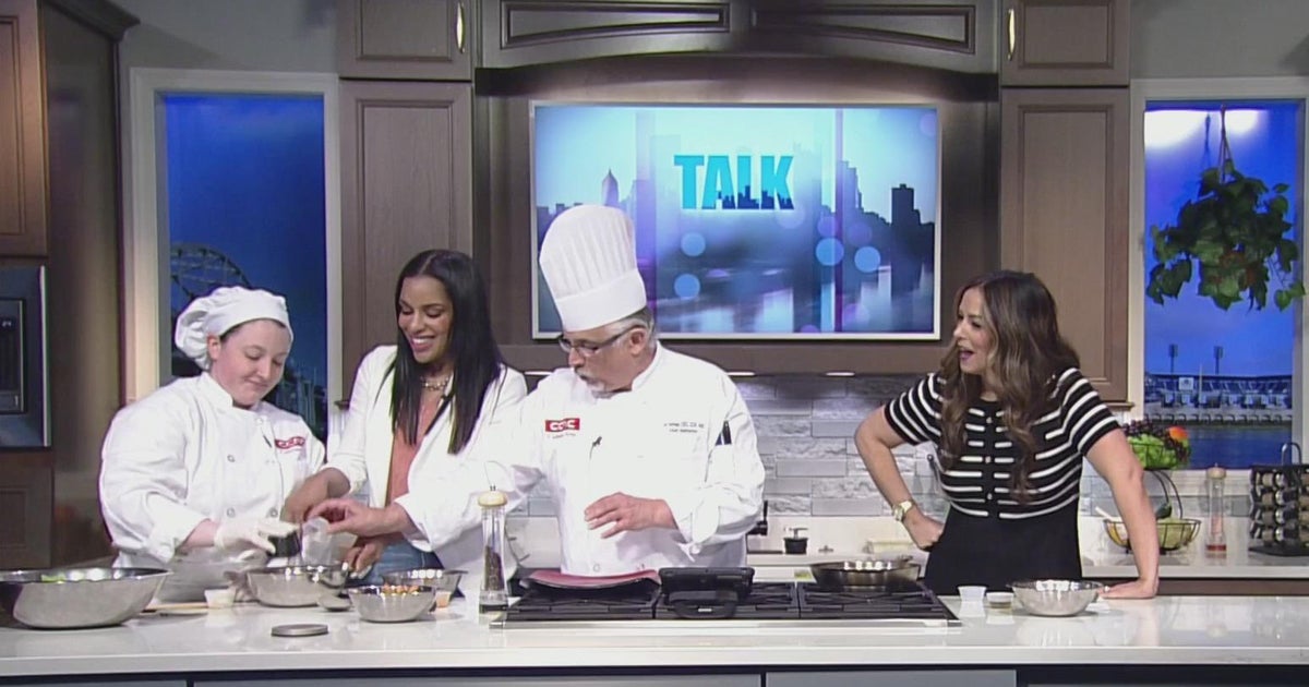 Making Cajun shrimp Caesar salad with CCAC’s culinary program - CBS ...