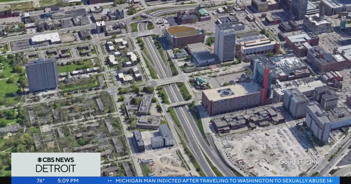 Detroit residents push back against I-375 redesign - CBS Detroit