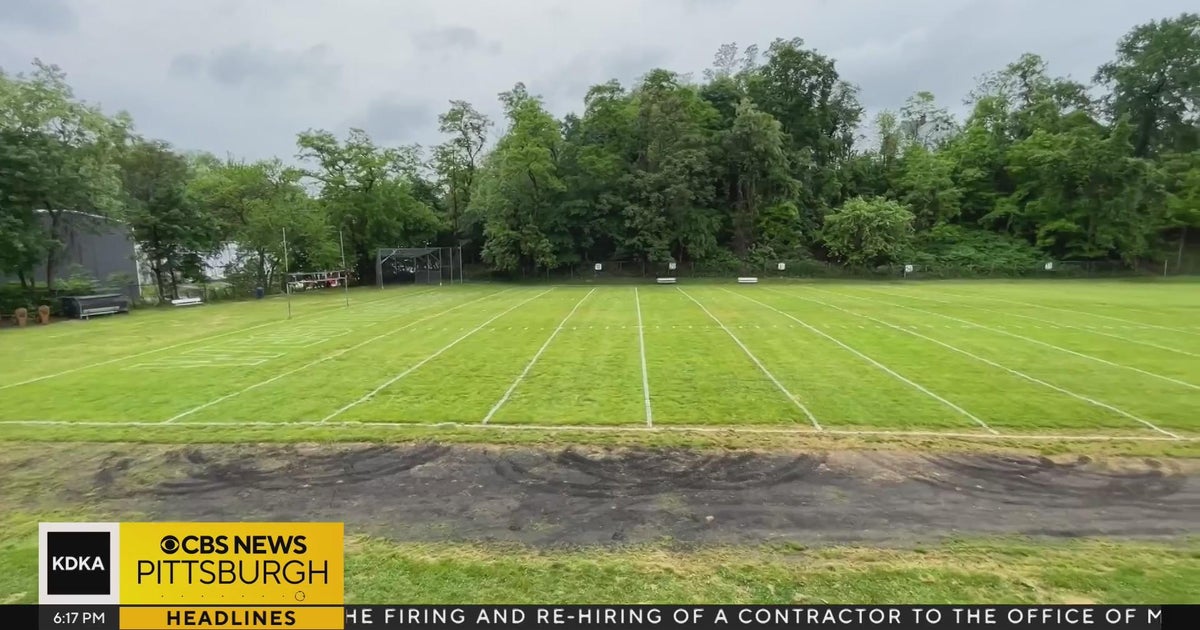 Westinghouse Academy unveils newly improved football field - CBS Pittsburgh