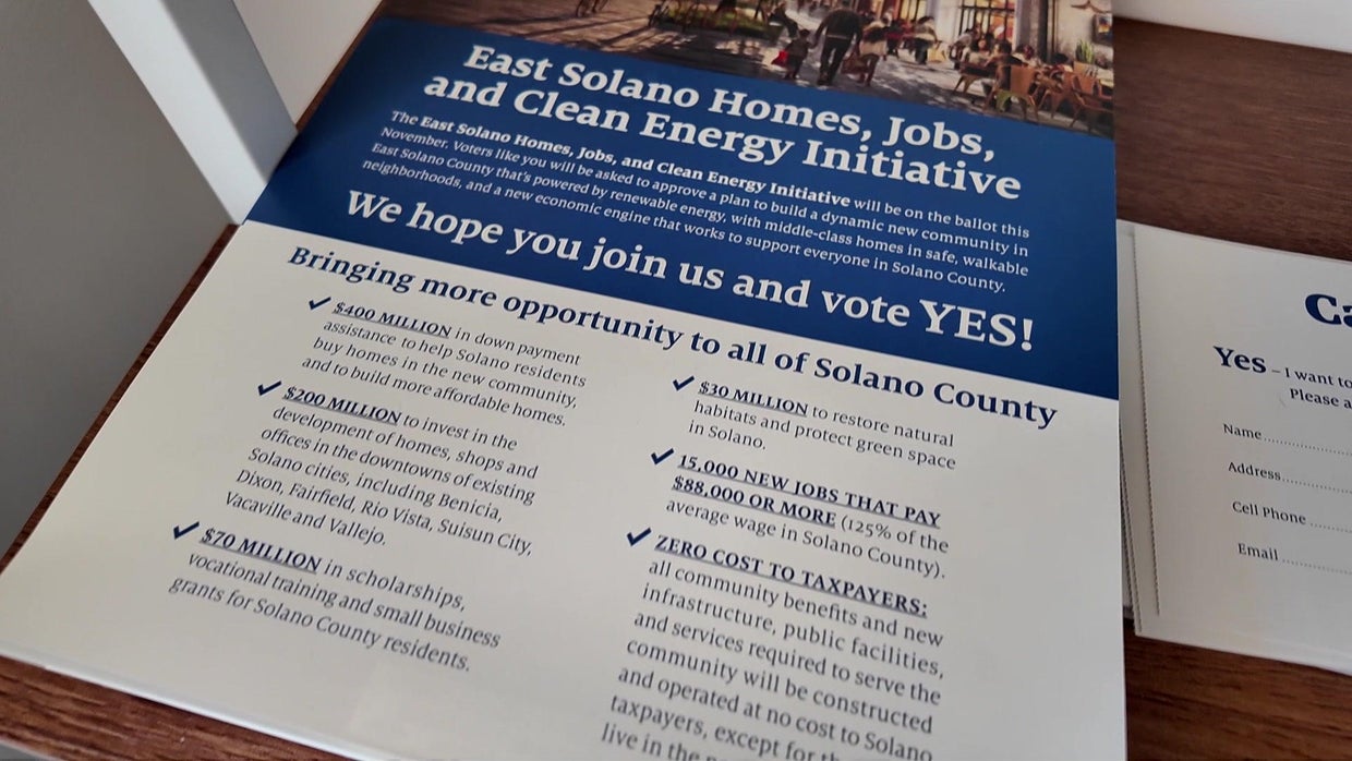 Why tech billionaires are trying to create a new California city - CBS News