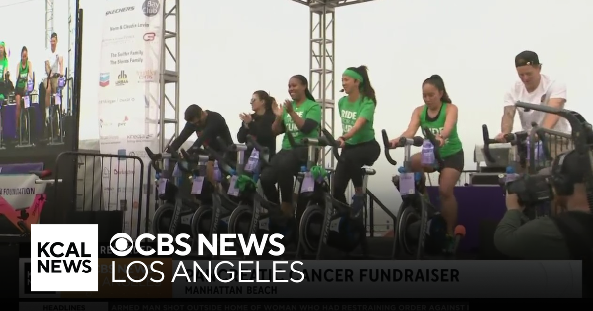 Ride to fight pancreatic cancer underway in Manhattan Beach - CBS Los ...