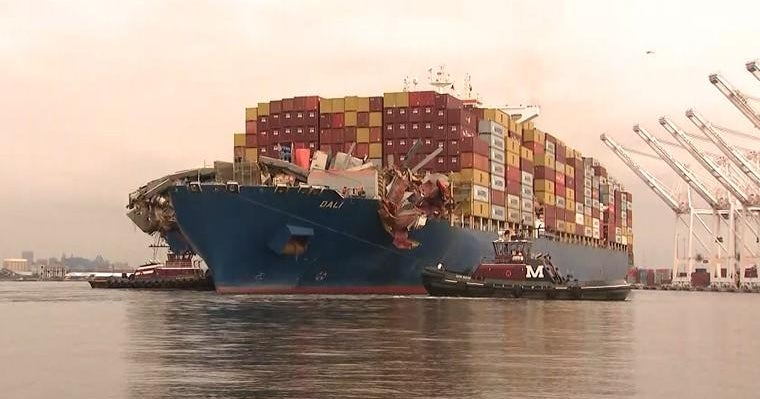 Dali, eight crew members set to leave Baltimore for first time since ...