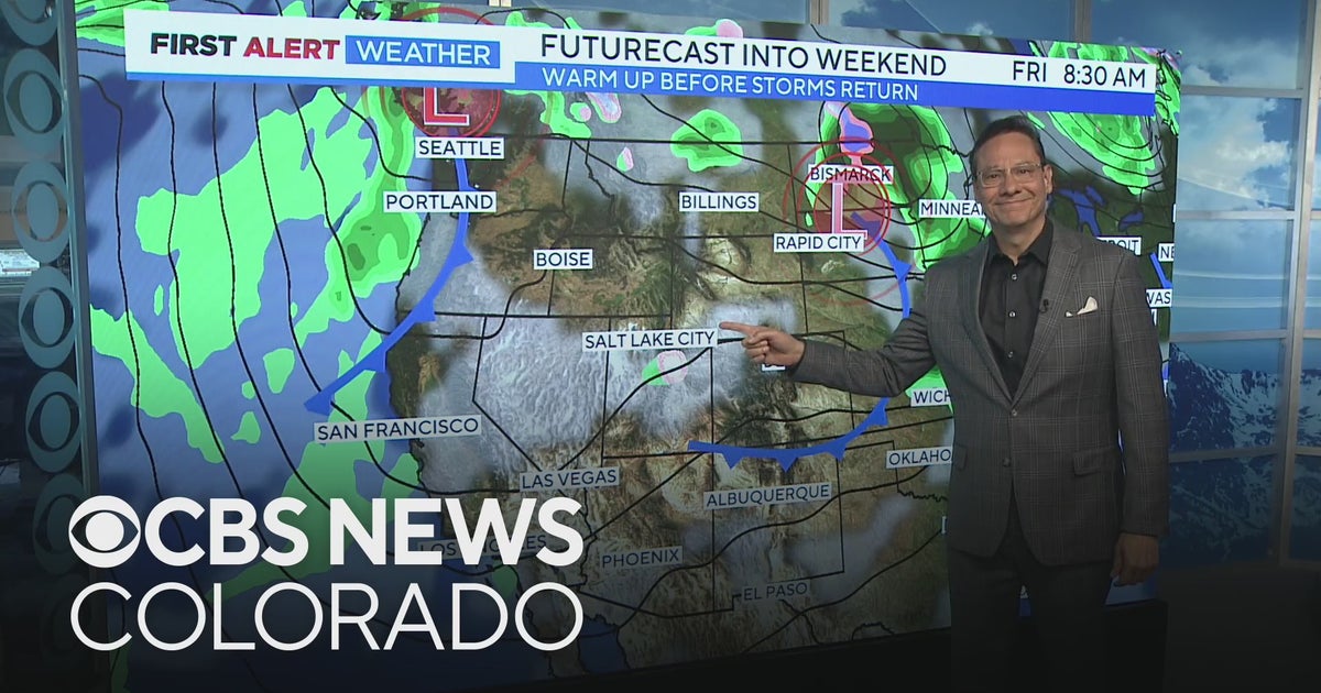 A Thursday warm up before next few cold fronts move in - CBS Colorado