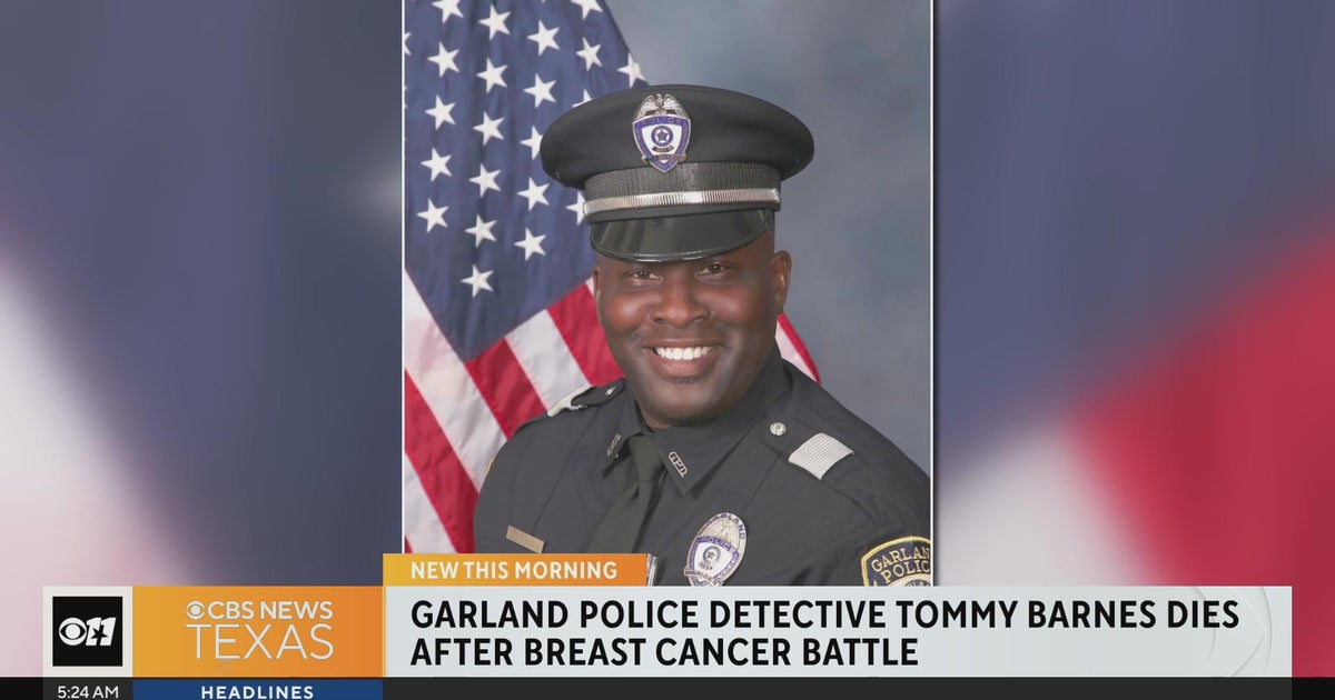Garland police detective dies after battle with breast cancer - CBS Texas