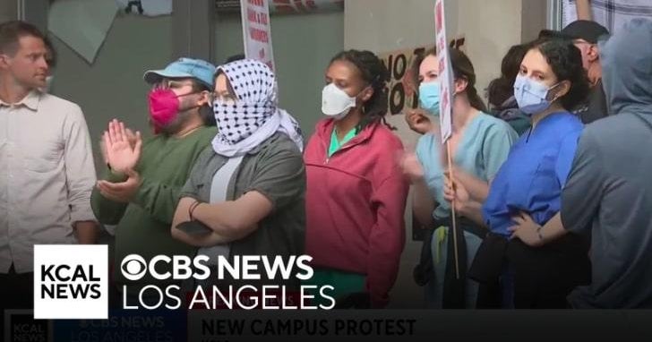 New protest happening at UCLA campus - CBS Los Angeles