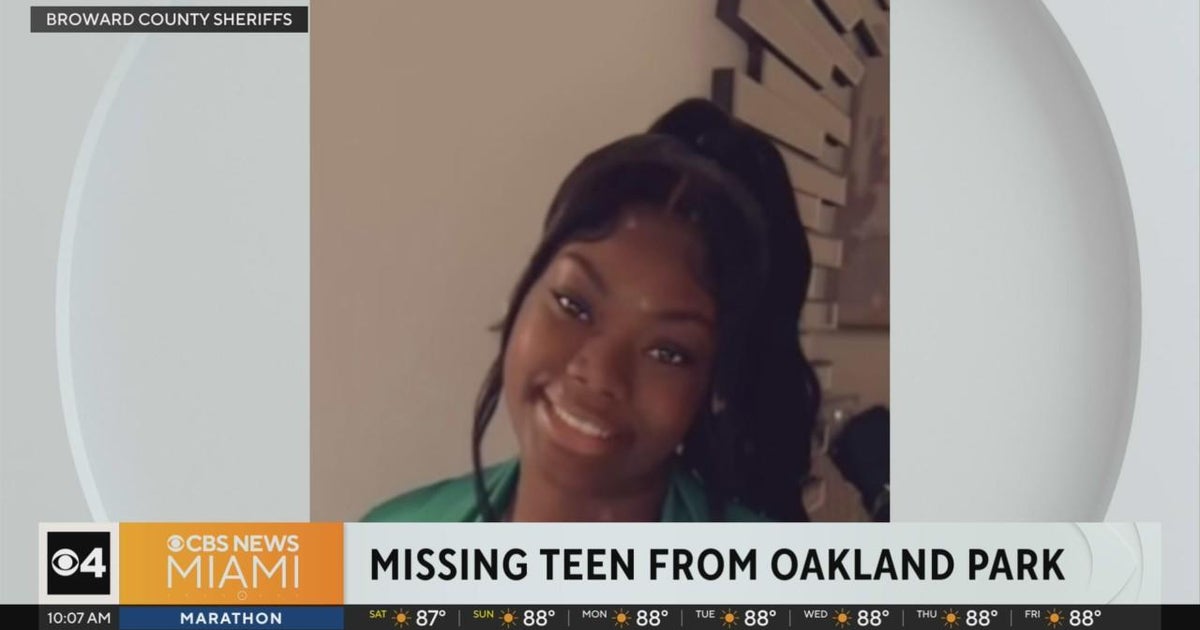 Missing teen girl from Oakland Park - CBS Miami