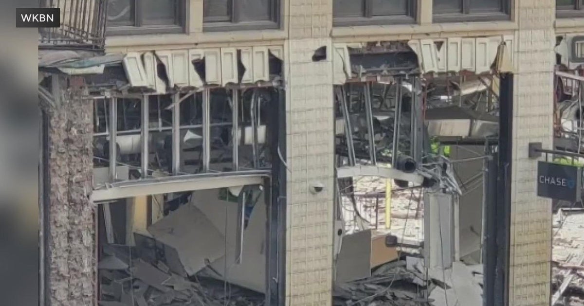 Explosion in Youngstown, Ohio, damages downtown building - CBS Pittsburgh